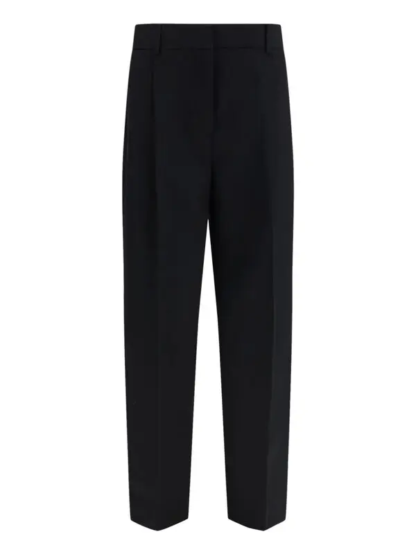TOTEME Tailored Wool Blend Trousers - Black