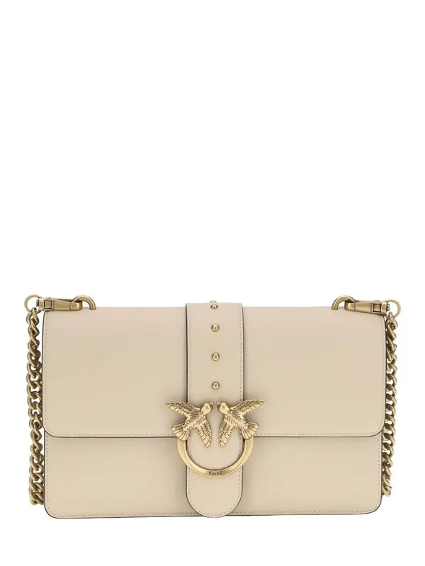 Pinko One Simply Love Bag One Shoulder Bag - Beige