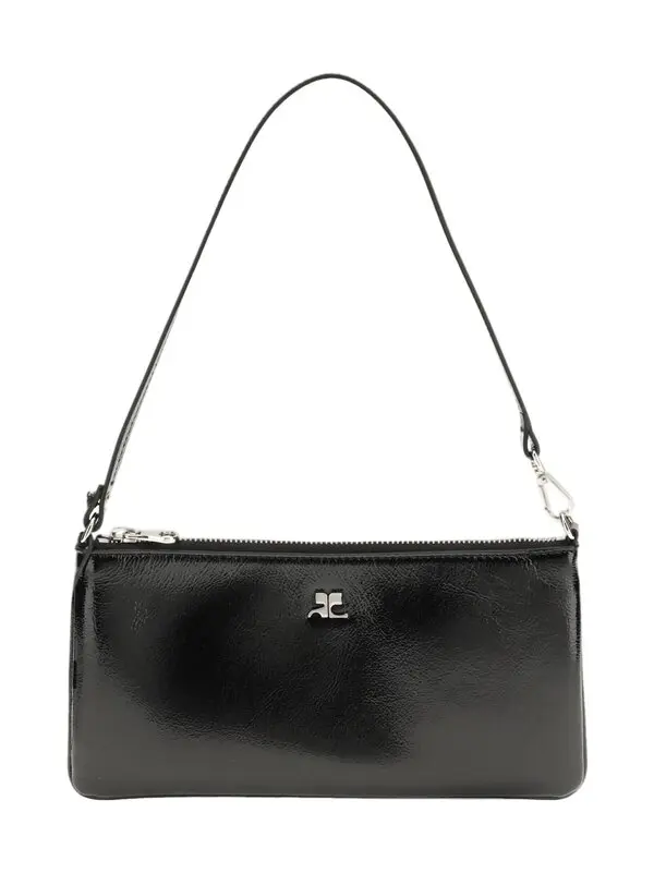 COURREGES Zipped Naplack Pouch - Black