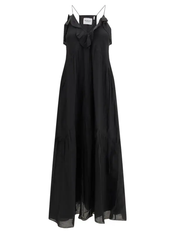MARANT ETOILE Vasma Strappy Maxi Dress - Black