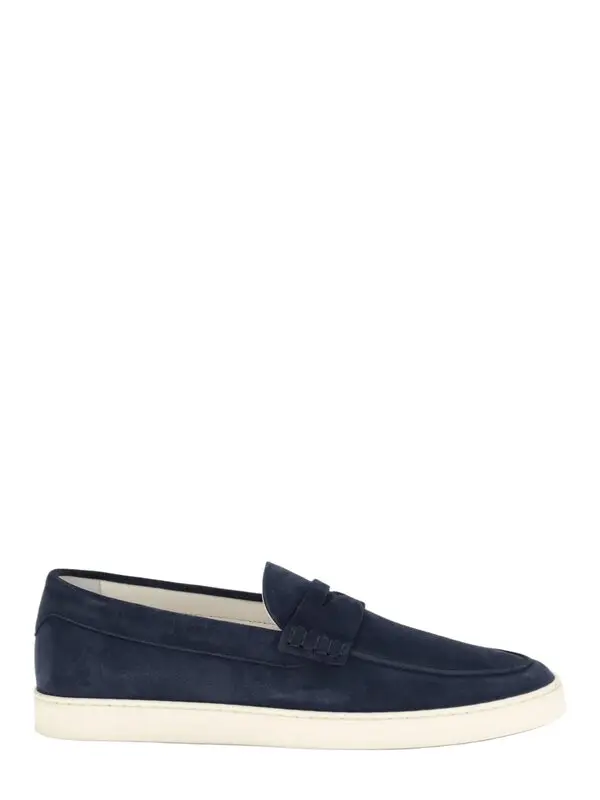 Brunello Cucinelli Suede Loafers - Blue