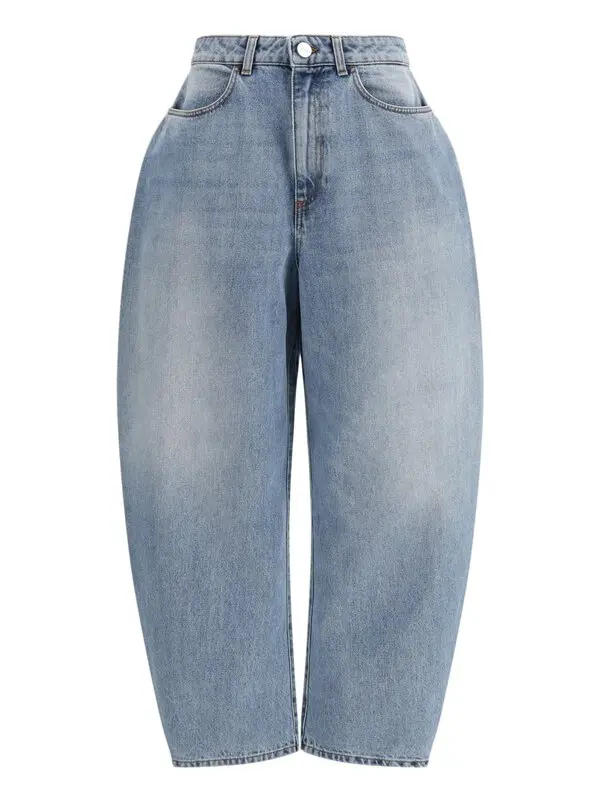 RÓHE Straight-leg Barrel Jeans - Blue