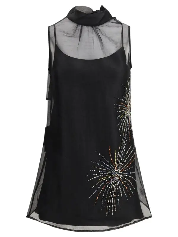 Staud Albee Mini Dress - Black