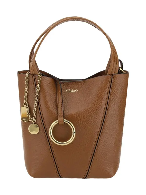 Chloé Spin Shoulder Bag - Brown