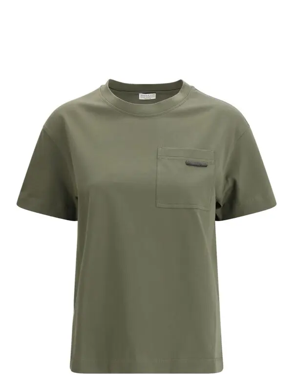 Brunello Cucinelli Cotton T-shirt - Green