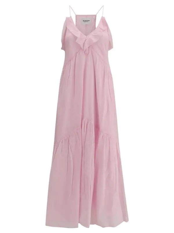 MARANT ETOILE Vasma Strappy Maxi Dress - Pink