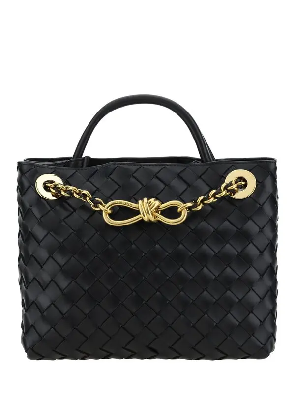 Bottega Veneta Andiamo Handbag - Black