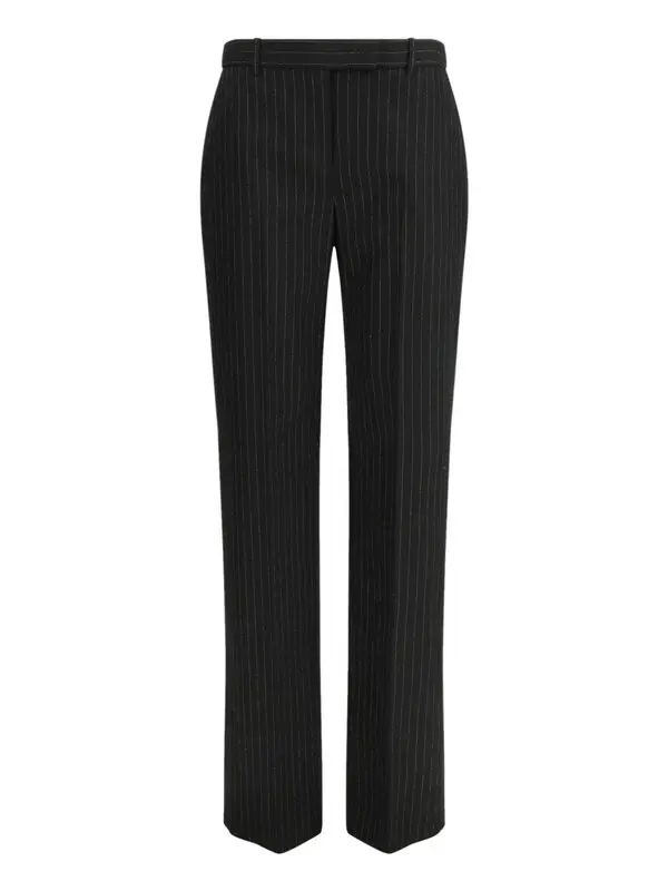 Alexander McQueen Tailored Pinstriped Trousers - Black