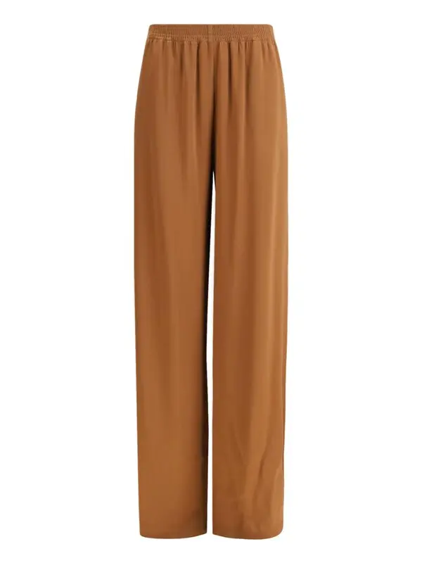 Fabiana Filippi Viscose-blend Straight Leg Pants - Brown