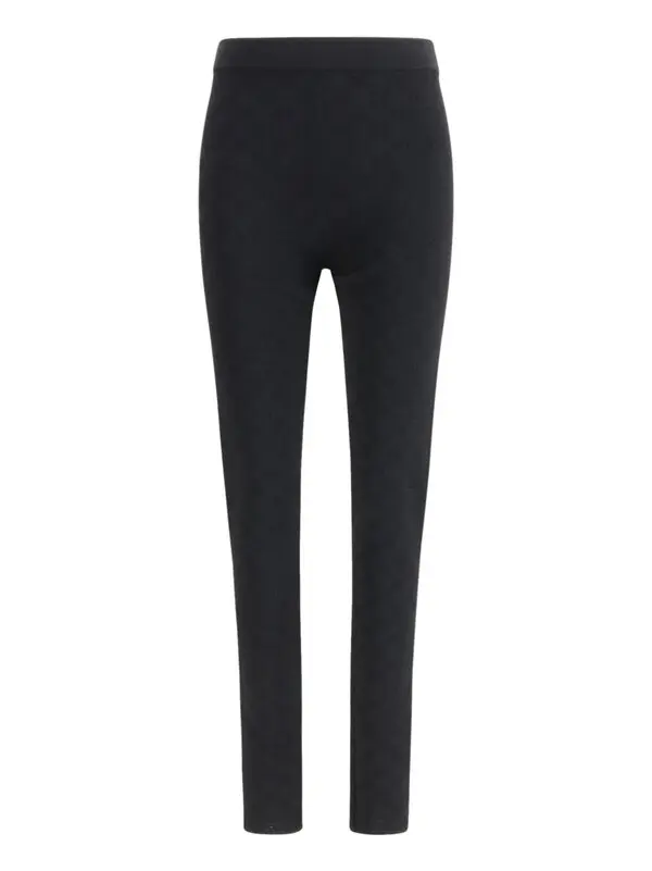 Gucci Elatic Gg Jacquard Legging - Black