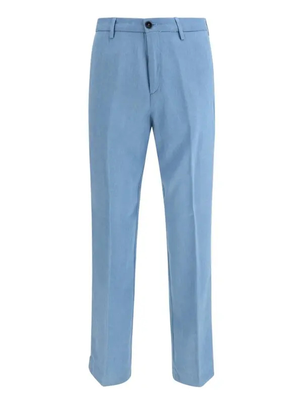 CRUNA Tailored Cut Tencel Pants - Light Blue