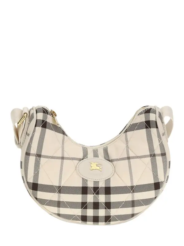 Burberry Horseshoe Shoulder Bag - Beige