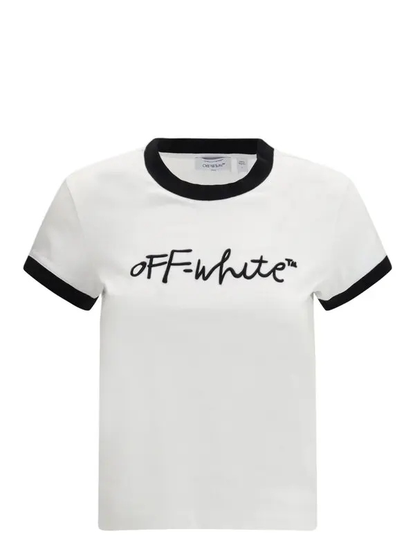 Off-White Script Logo T-shirt - White