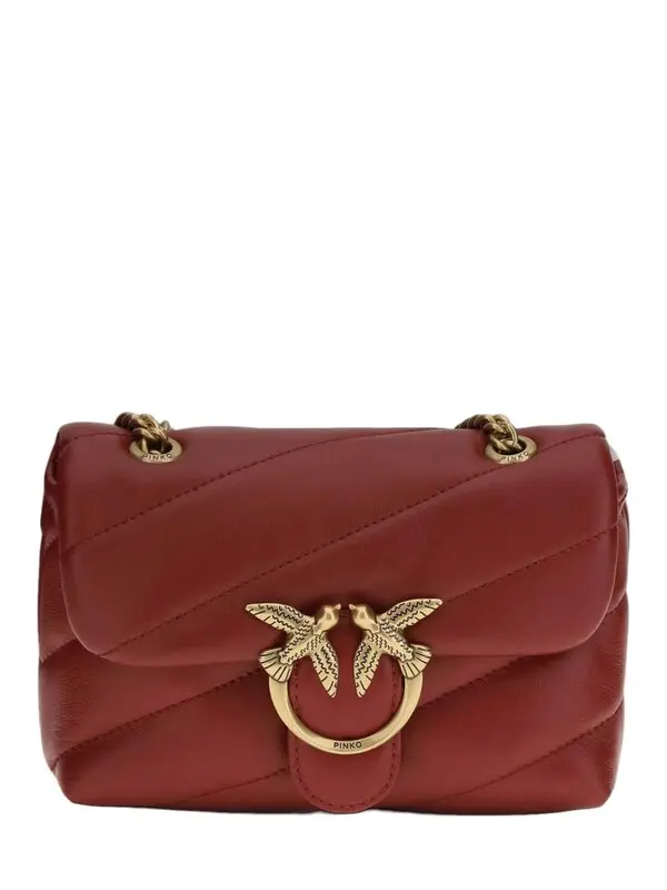 Pinko Love Baby Shoulder Bag - Bordeaux