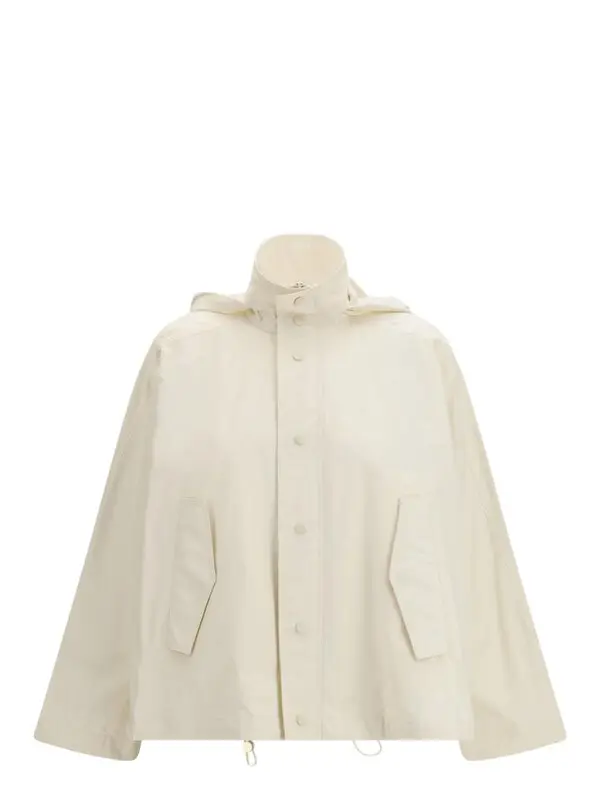 Fabiana Filippi Waterproof A-line Jacket - Cream
