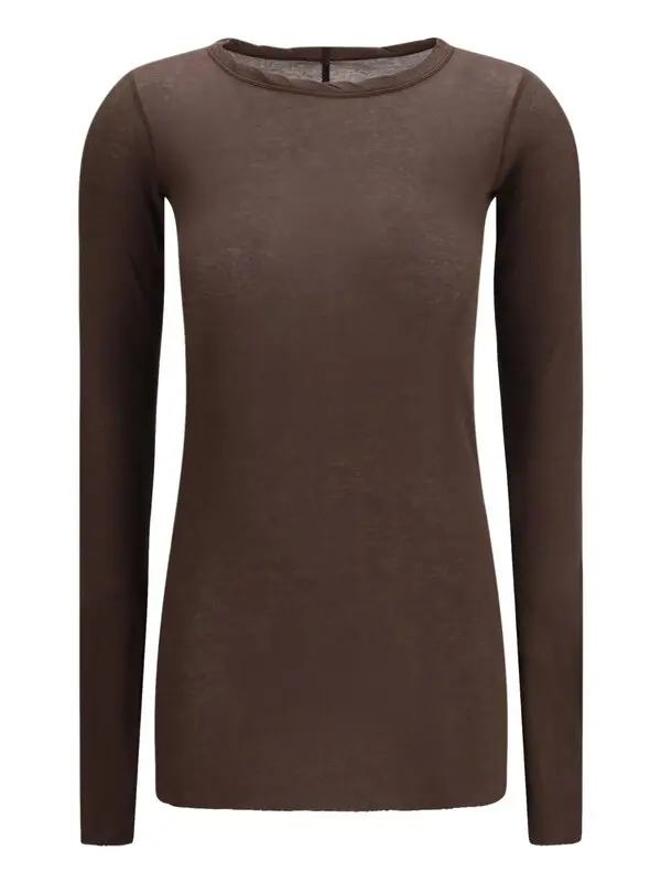 Rick Owens Long-sleeved T-shirt - Brown
