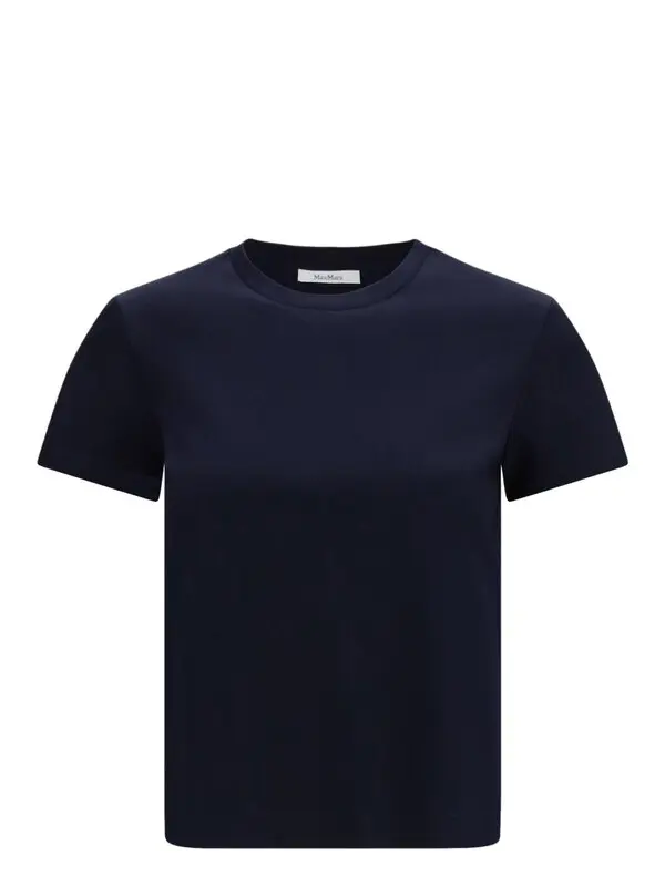Max Mara Donata Cotton T-shirt - Blue
