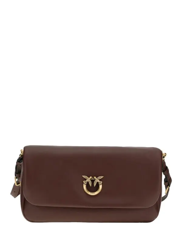 Pinko Baguette Soft Shoulder Bag - Brown