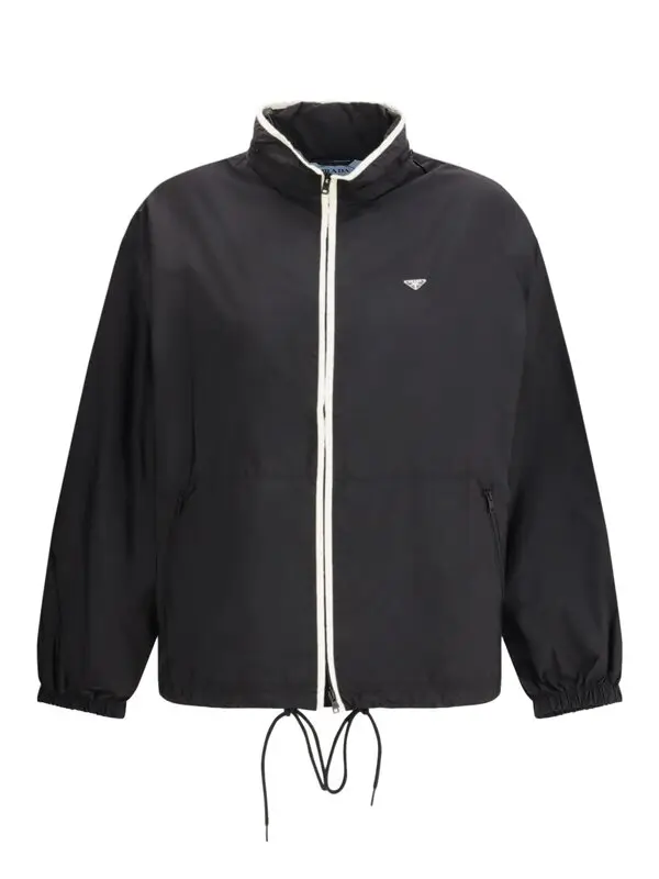Prada Re-nylon Hooded Jacket - Black