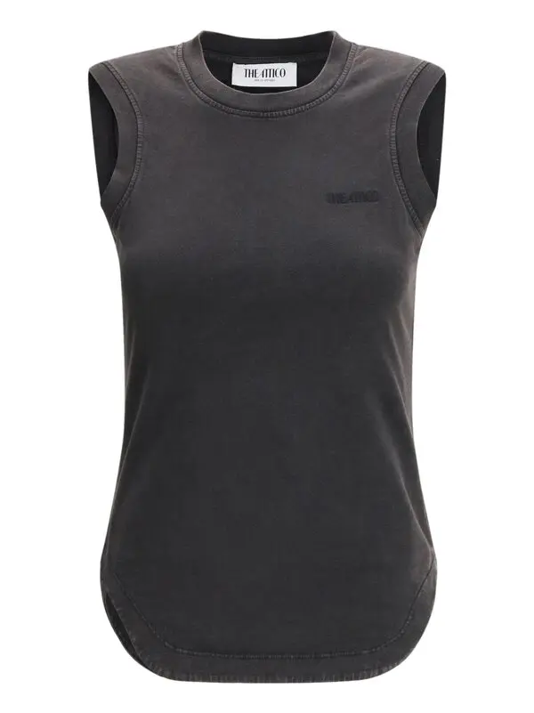 Attico Reese Tank Top - Black