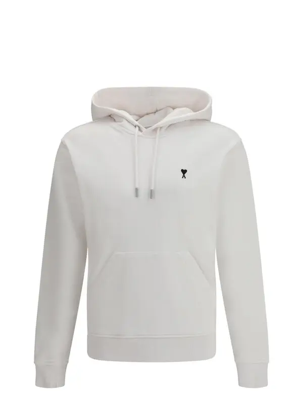 Ami De Coeur Cotton Hoodie - White