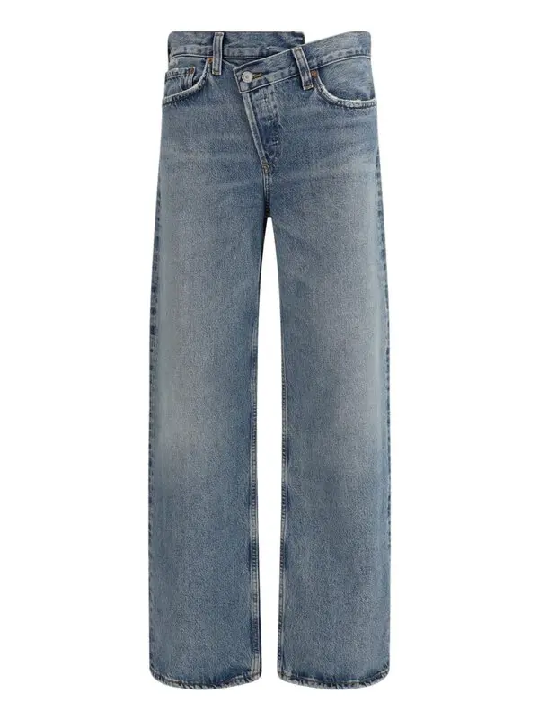 AGOLDE Arc Criss Cross Jeans - Blue