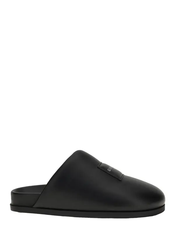 Givenchy Padded Leather Mules - Black