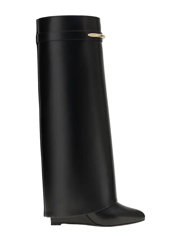 Givenchy Leather Shark Boots - Black