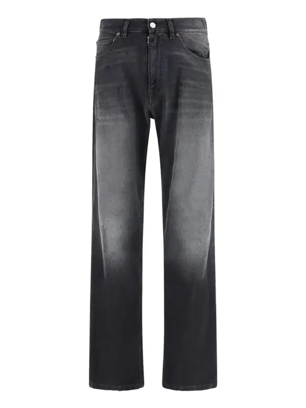MAISON MARGIELA Straight-leg Cotton Jeans - Black