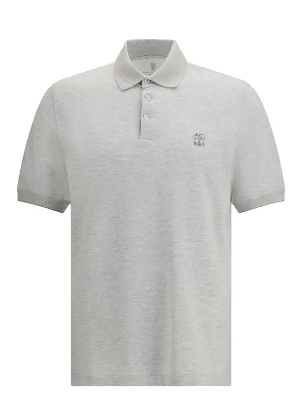 Brunello Cucinelli Cotton Polo - Grey