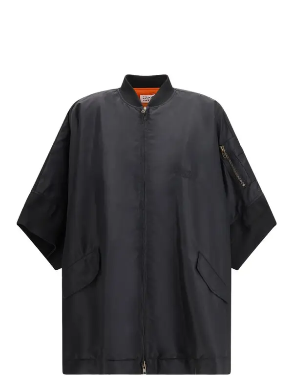 MAISON MARGIELA Nylon Cape - Black