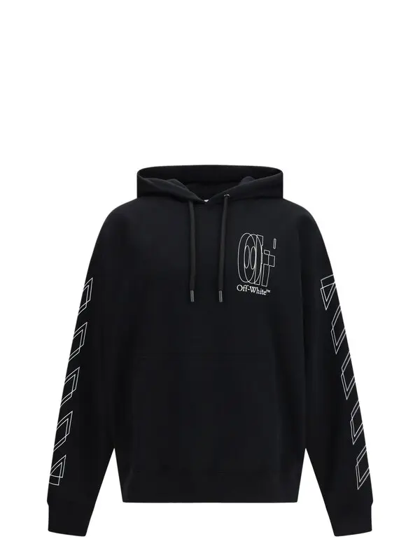 Off-White Big Double Arrow Skate Hoodie - Black