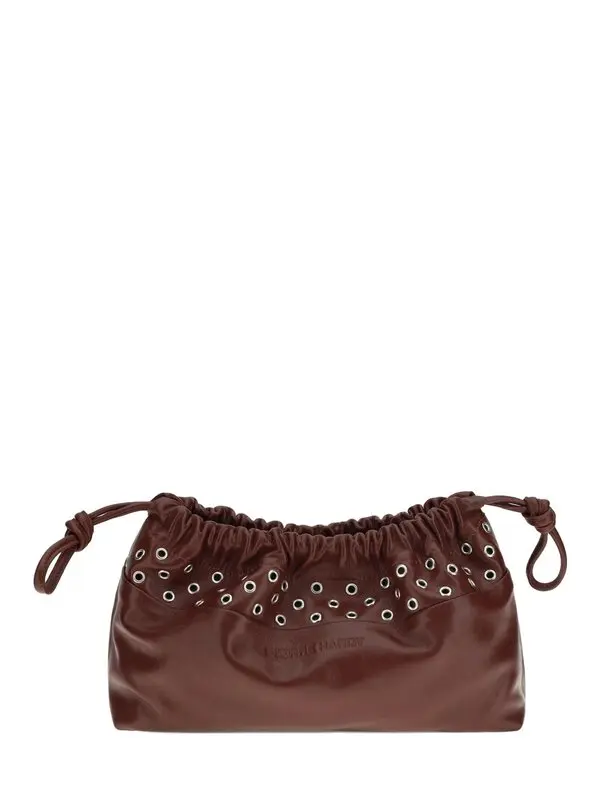 Pierre Hardy Double Clutch With Eyelets - Bordeaux