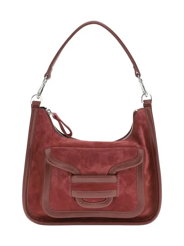 Pierre Hardy Calfskin Alpha Day Miss Shoulder Bag - Bordeaux