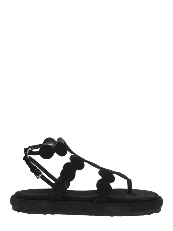 Pierre Hardy Suede Sandals - Black