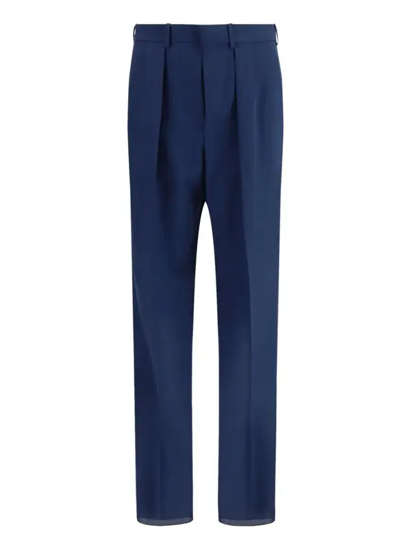 TOM FORD Pleated Tailored Trousers - Green