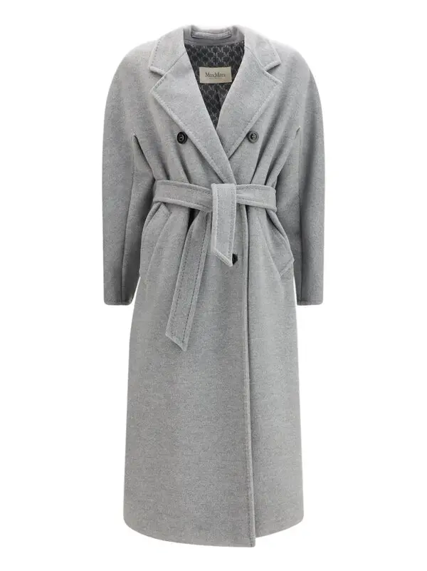 Max Mara Madame Wool And Cashmere Coat - Grey