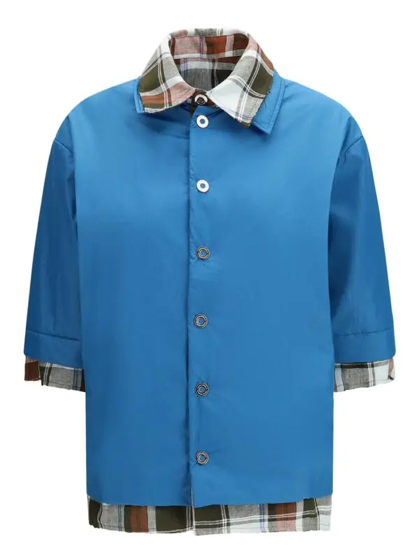 MARBELL Peggy Bowling Shirt - Blue
