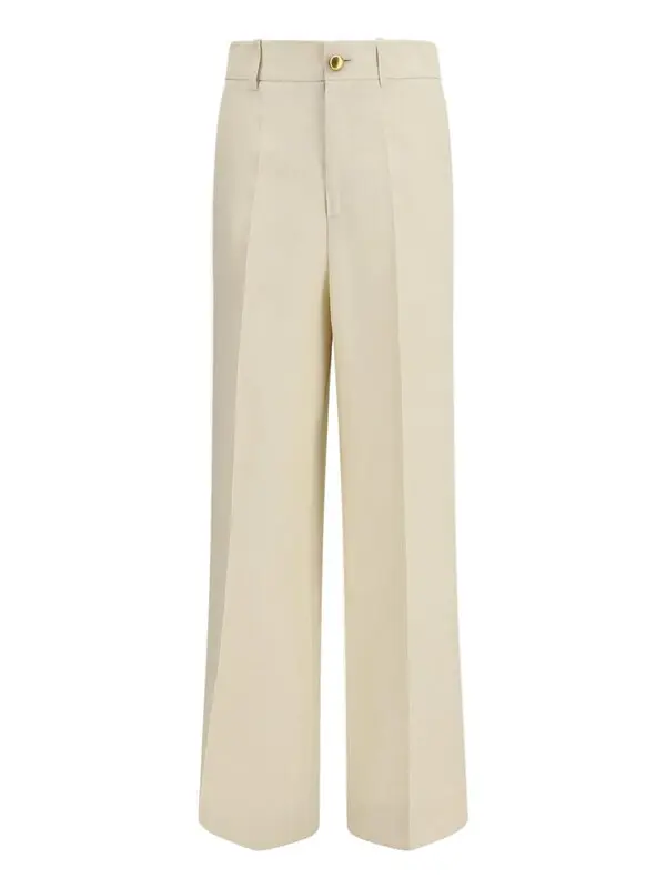 P.a.r.o.s.h Raisa Wide-leg Pants - Beige