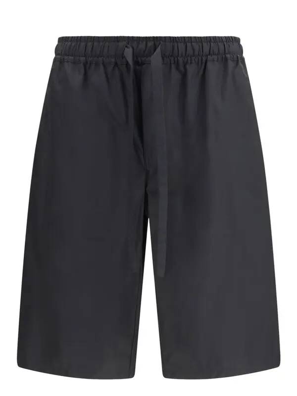 Dolce & Gabbana Drawstring Shorts With Back Pocket Detail - Black