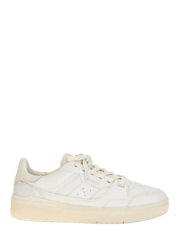 Axel Arigato Clay Crackled Leather Sneakers - White