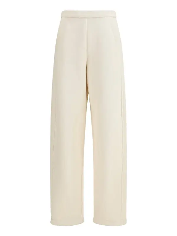Max Mara Dente Wide Leg Pants - Beige