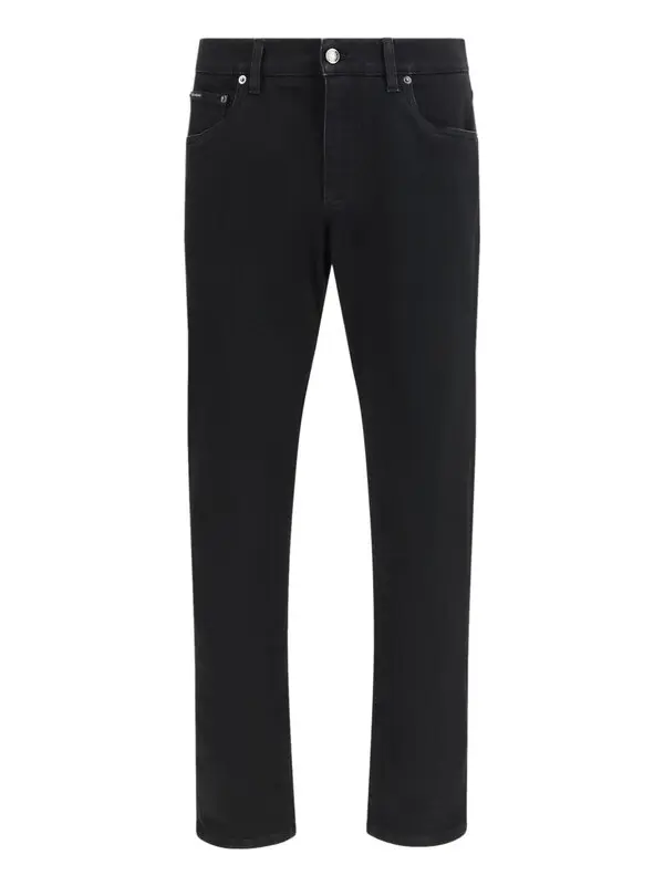 Dolce & Gabbana Slim Fit Denim Jeans - Black