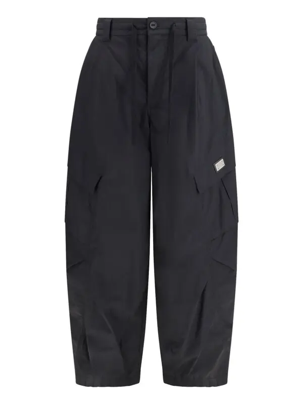 Dolce & Gabbana Cotton Gabardine Pants - Black