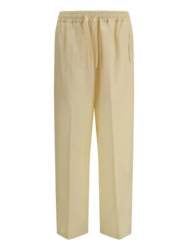 UMIT BENAN Silk Julian Pants - Yellow