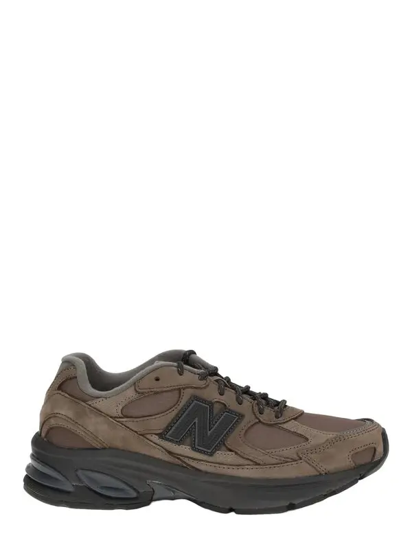NEW BALANCE 2010 Paneled Lace-up Sneakers - Brown