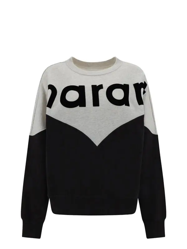 MARANT ETOILE Marant Étoile Cotton Houston Sweatshirt - Grey