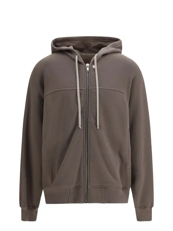Rick Owens Windbreaker Hooded Sweatshirt - Brown