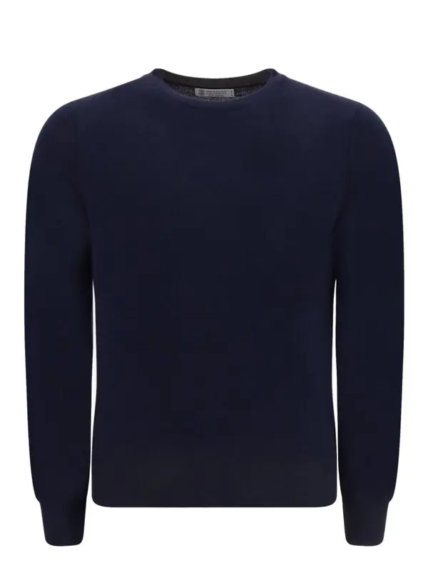 Brunello Cucinelli Virgin Wool Sweater - Blue