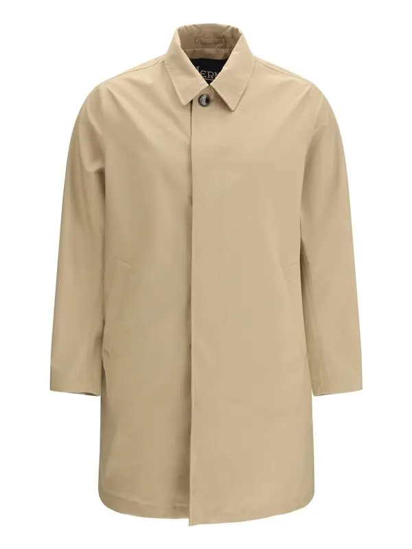 Herno Polyester Trench Coat - Beige